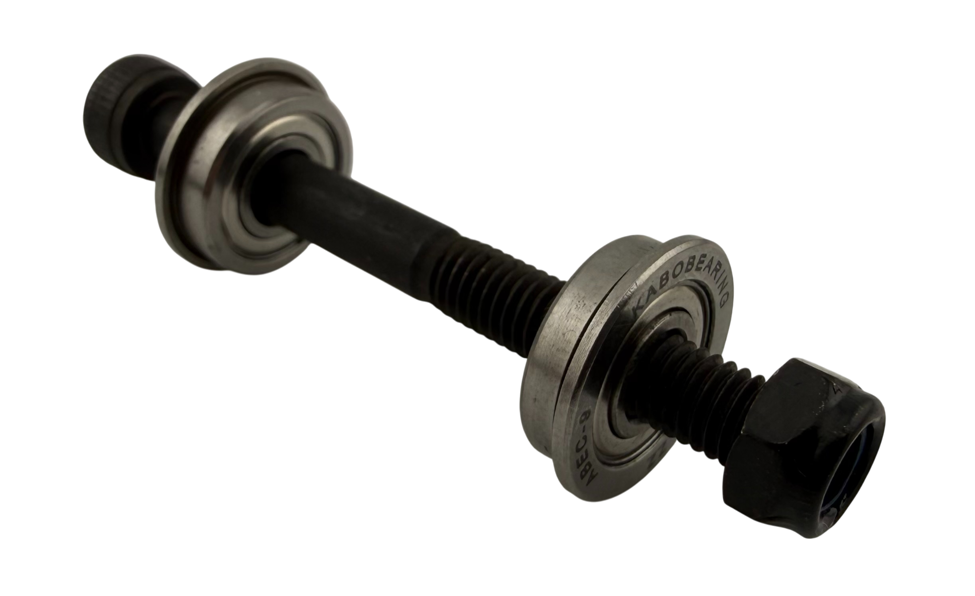 M5 Shoulder Bolt with 2 Flanged Bearings and a Nylock – Turnabot